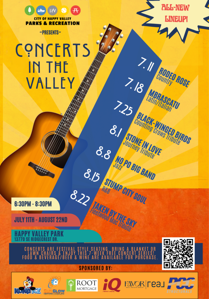 Concerts in the Valley | City of Happy Valley