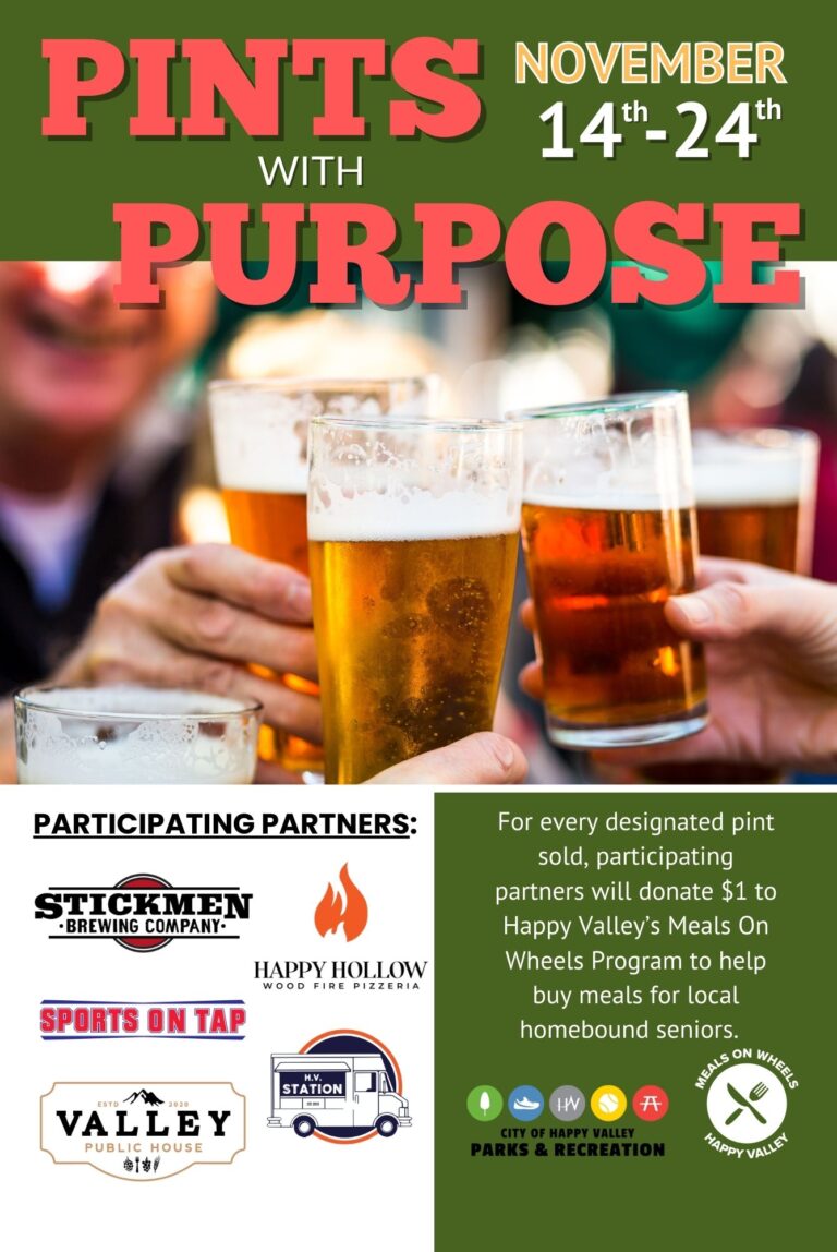 Pints with Purpose - City of Happy Valley