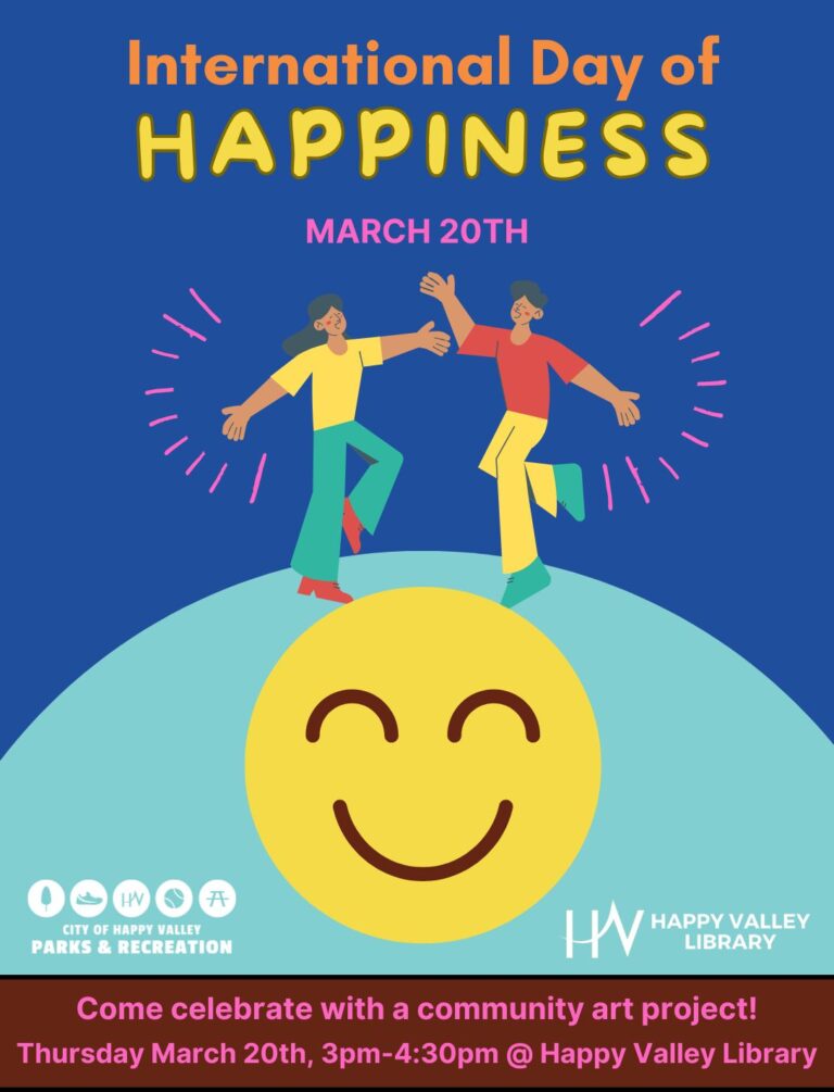 International Day of Happiness - City of Happy Valley