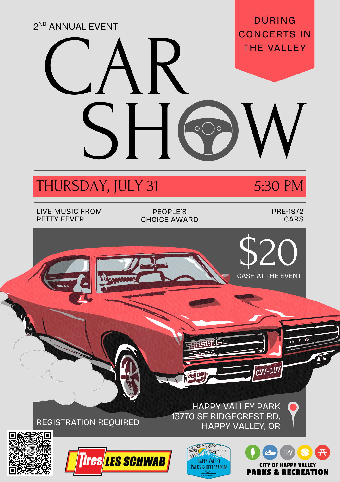 Happy Valley’s 2nd Annual Classic & Exotic Car Show! - City of Happy Valley