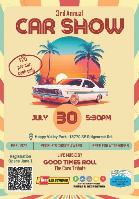 3rd Annual Classic Car Show - City of Happy Valley